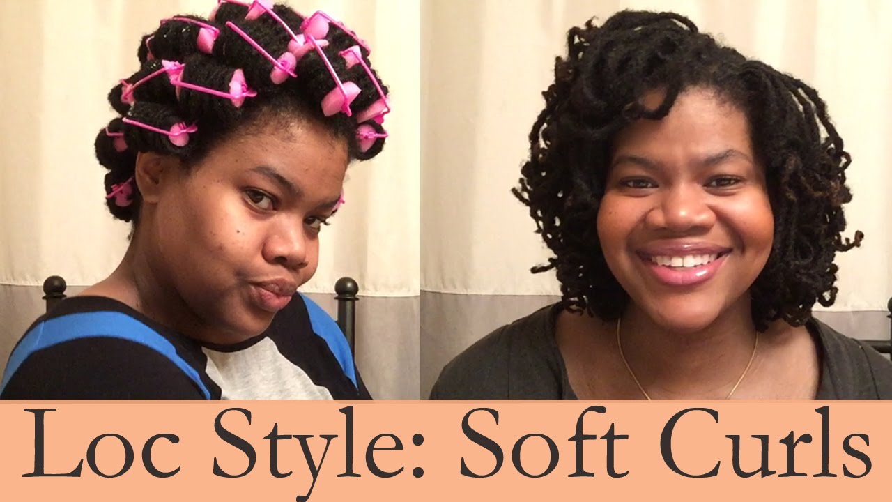 Loc Style: Super Soft Curls! - YouTube