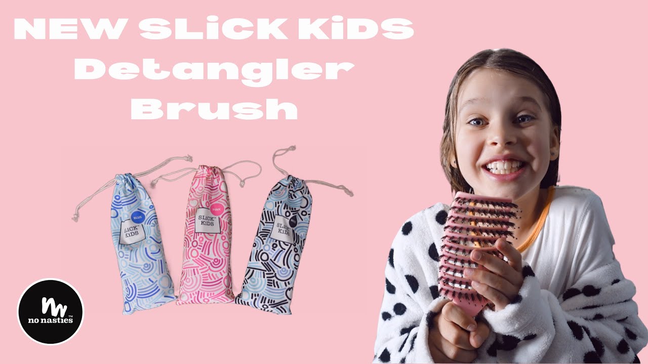 NEW SLiCK KiDS Detangler Brushes - YouTube