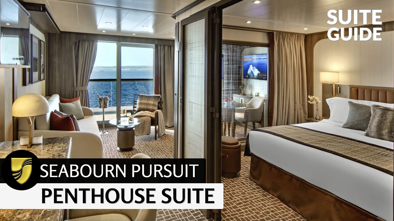 Seabourn Pursuit | Penthouse Suite Full Walkthrough Tour | 4K - YouTube