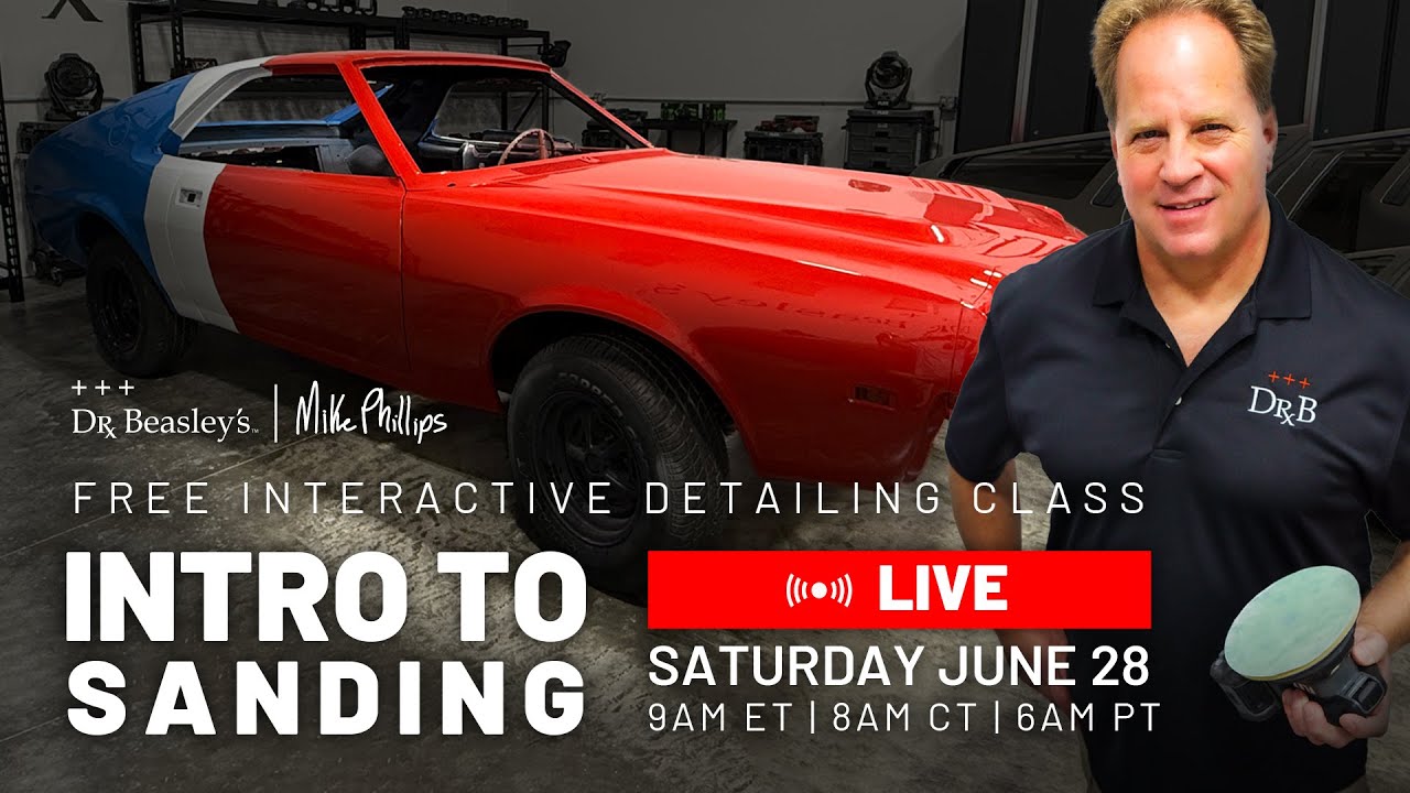 Intro to Sanding | LIVE Interactive Detailing Class with Mike Phillips ...