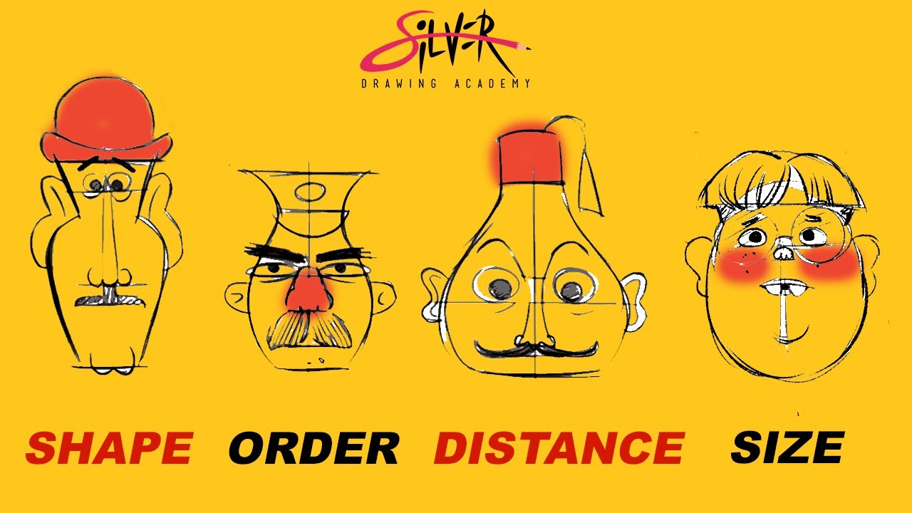 FOUR ESSENTIALS for drawing faces | Silver Drawing Academy - YouTube