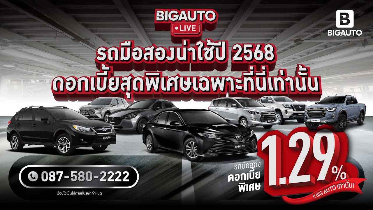 รถยนต์มือสองน่าใช้ในปี 2568 พร้อมรับดอกเบี้ยสุดพิเศษเฉพาะที่นี่เท่านั้น ...