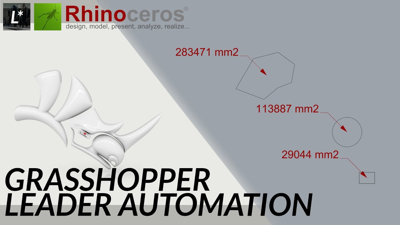 Leader & Settings - Component explained - With examples - Grasshopper 1 - Rhino 8 - YouTube