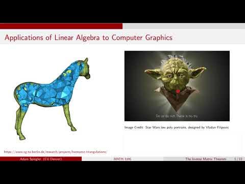 MATH 3191: Scaling Computer Graphics - YouTube