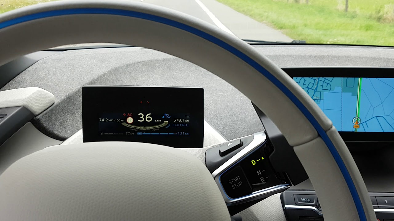 BMW i3 acceleration 170 0-100km/h Range Extender - YouTube