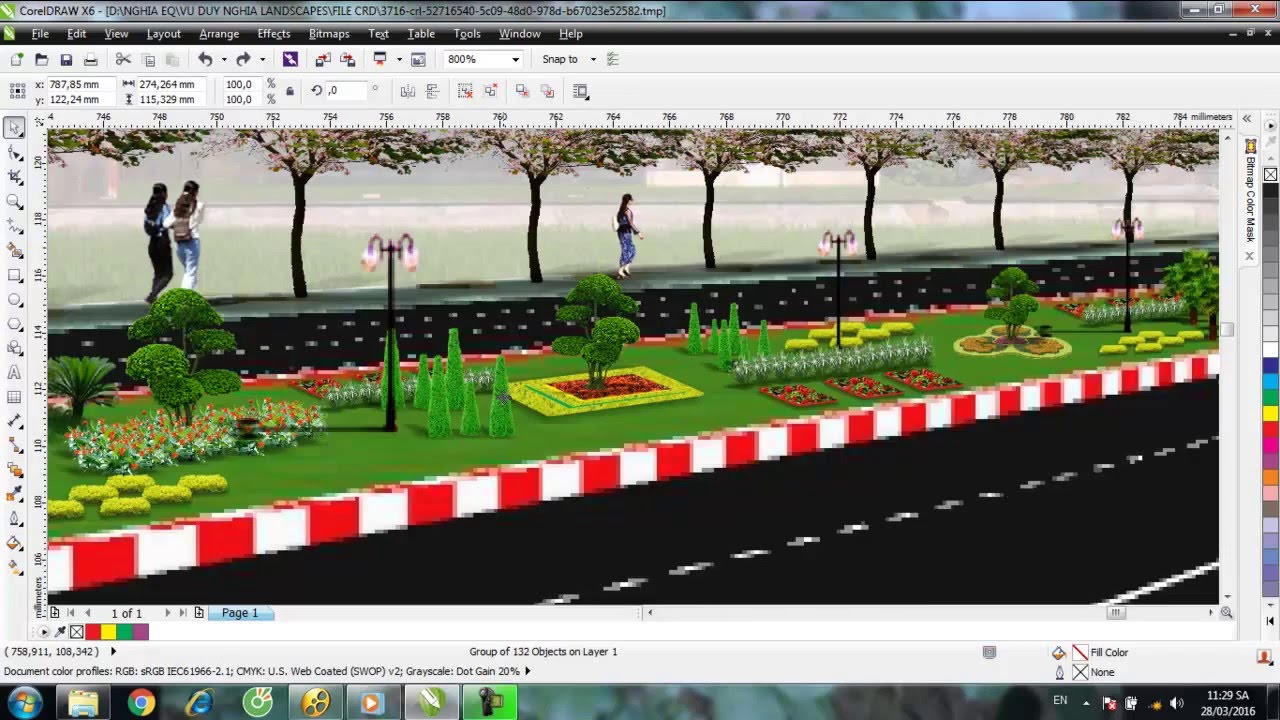 Design Garden With CorelDraw 3 - YouTube