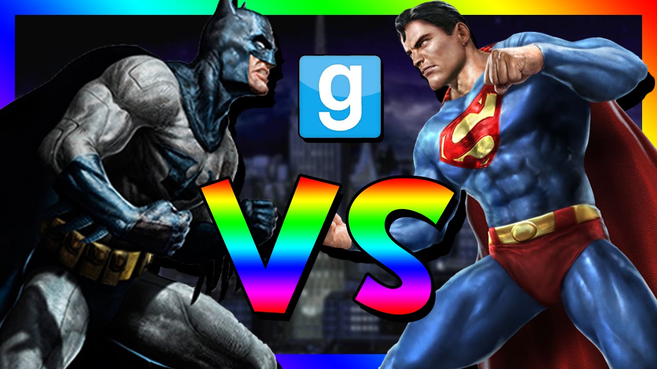 BATMAN VS SUPERMAN | Gmod Sandbox | Batman Army vs Superman Army - YouTube