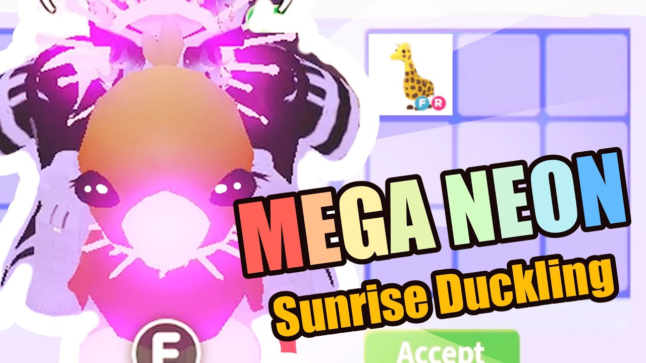 TRADED MEGA SUNRISE DUCKLING AND I GOT MY 2 DREAM PETS! || Adopt Me ...