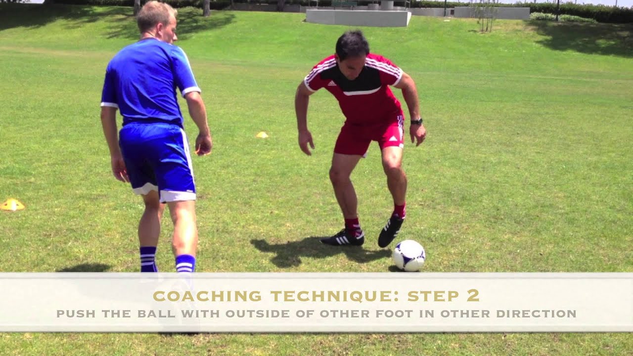 Dribbling: Beating an Opponent: Side Step Fake - YouTube