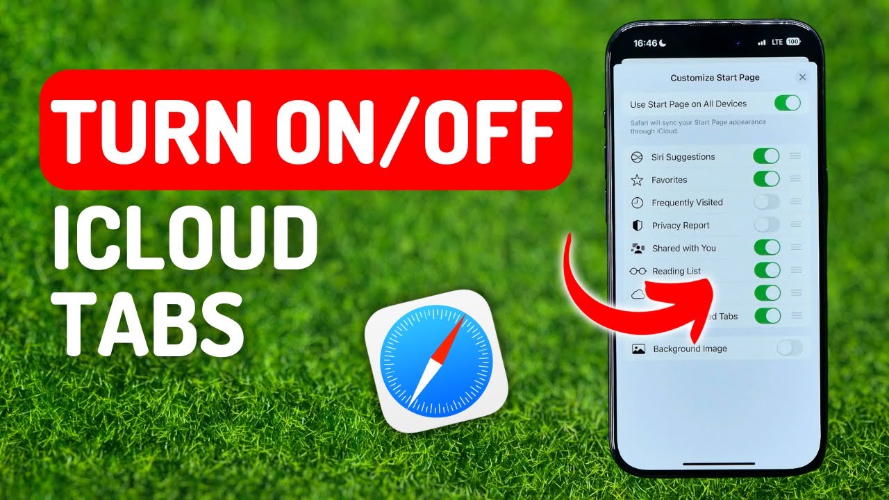 How to Enable or Disable iCloud Tabs on Safari Home Page - YouTube