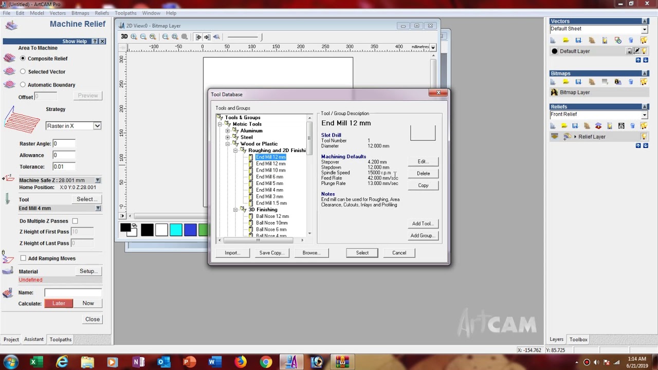 HOW TO ADD CUSTOM TOOLS IN ARTCAM 2008 - YouTube