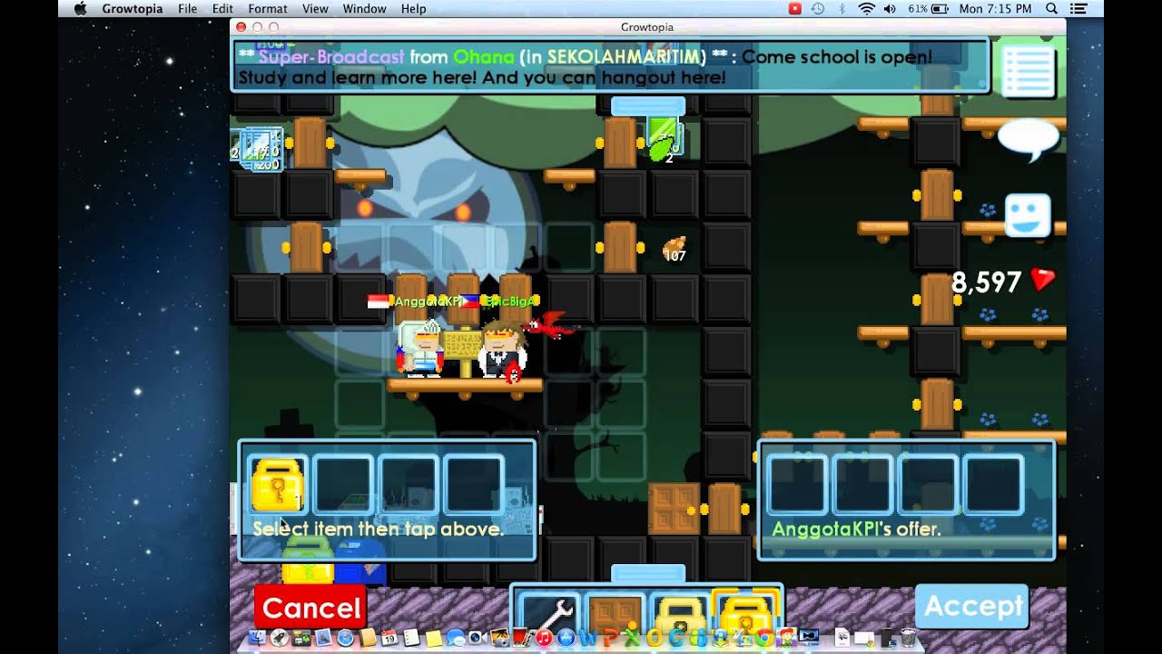 Growtopia : Buying Blue Saber - YouTube