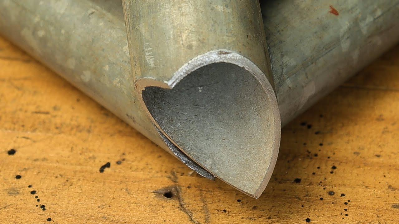 Metal pipe joint ideas - YouTube
