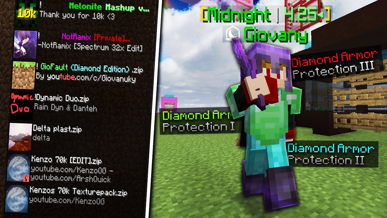 PUSE HACKS en los MEJORES TEXTURE PACKS de MINECRAFT HCF📁🚫 - YouTube