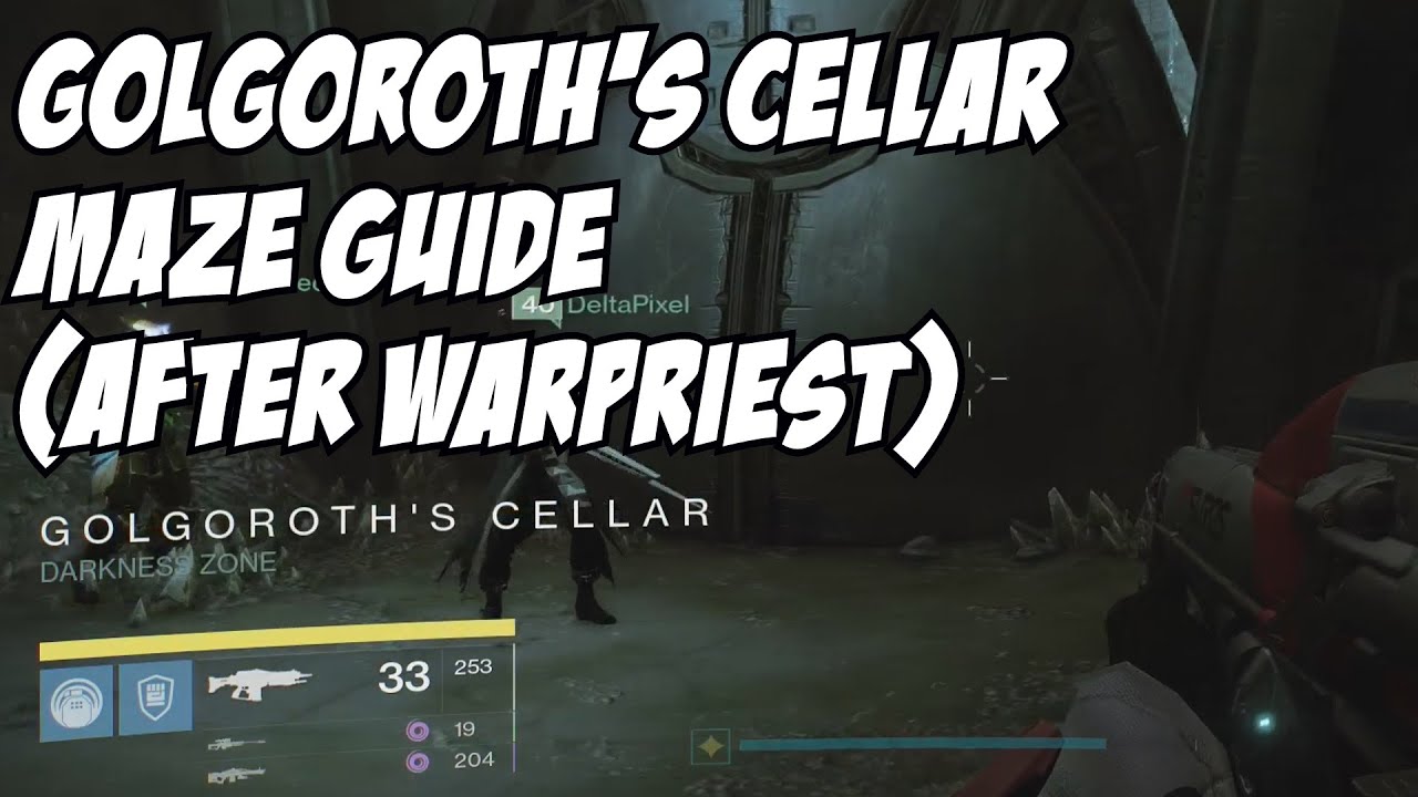 Golgoroth's Cellar Maze Guide Walkthrough How to King's Fall Destiny ...
