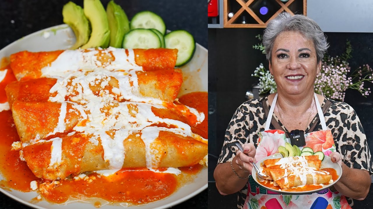 Receta De Entomatadas, Receta Fácil y Economica - YouTube