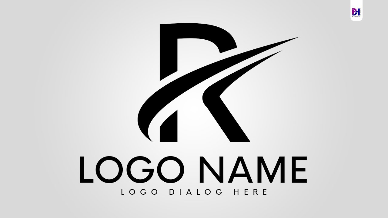 Creative Logo Design || Photoshop Tutorial || How to Create - R Letter ...