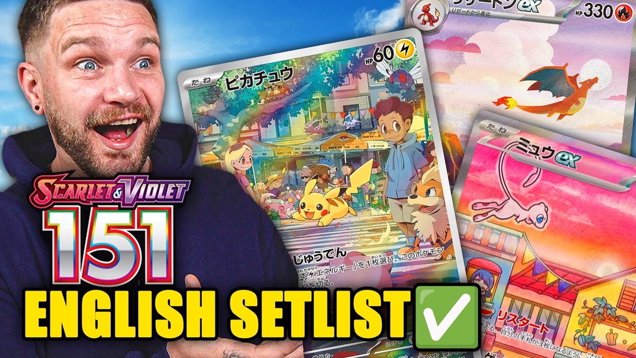 NEW Pokemon 151 UK setlist and products! THE BEST POKEMON SET EVER ...