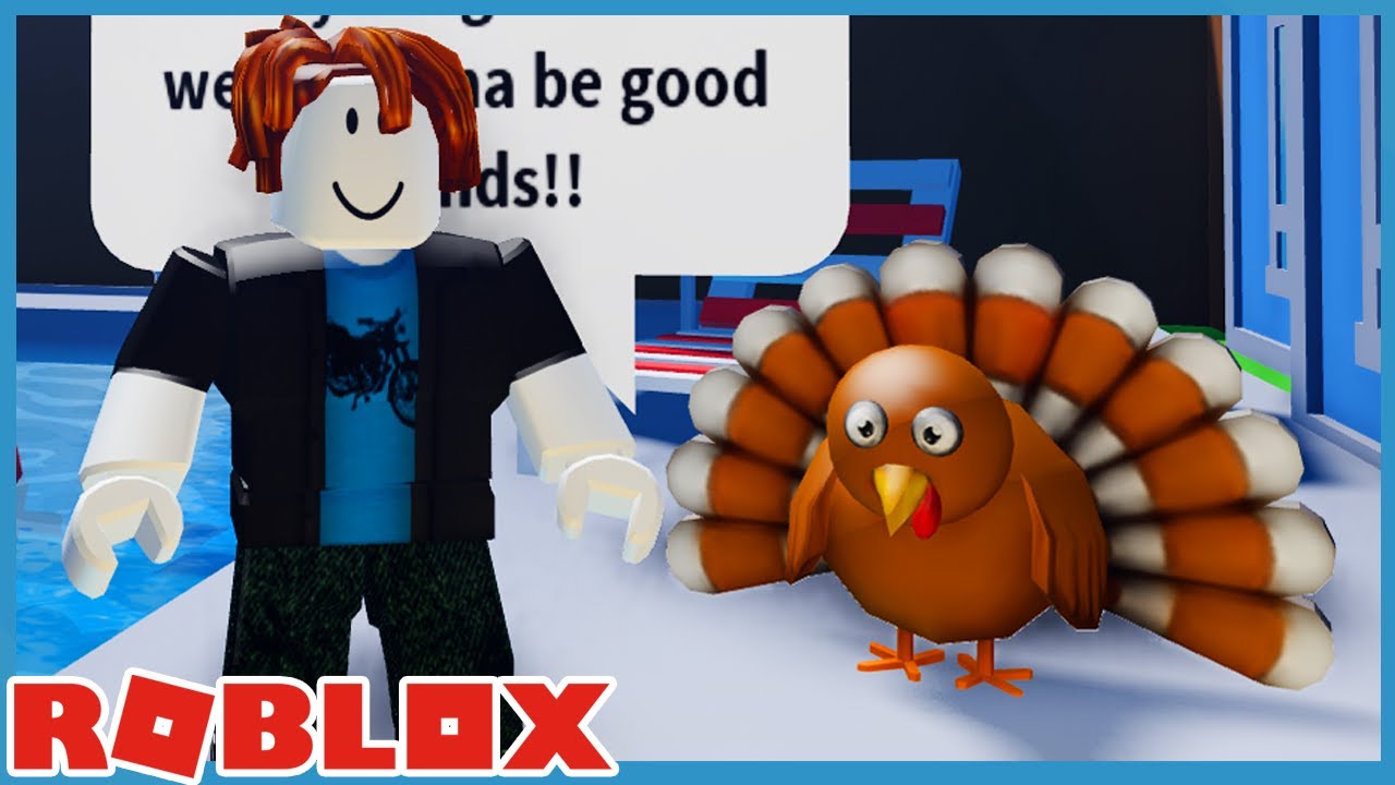 Noob Saves The Turkey in Roblox - YouTube
