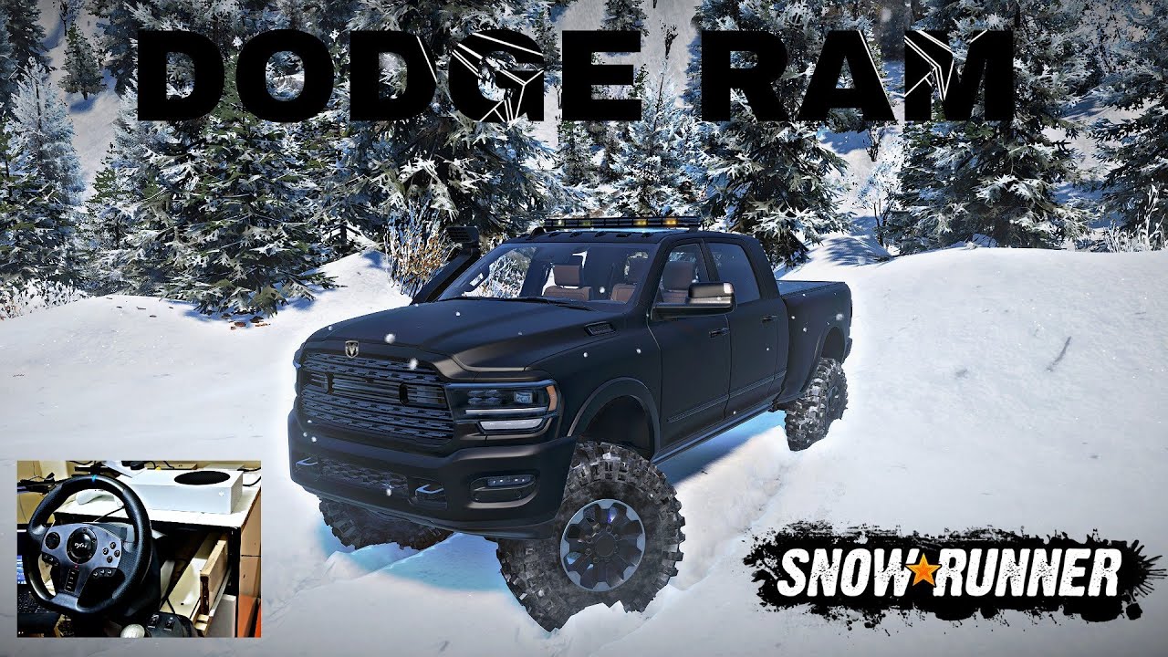 SNOW RUNNER TEST DODGE RAM تاقیکردنەوەی دۆج ڕام 😎 - YouTube