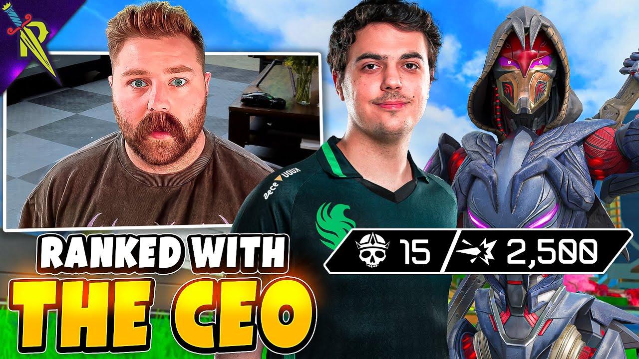 Getting Carried By THE Apex CEO In Ranked - YouTube
