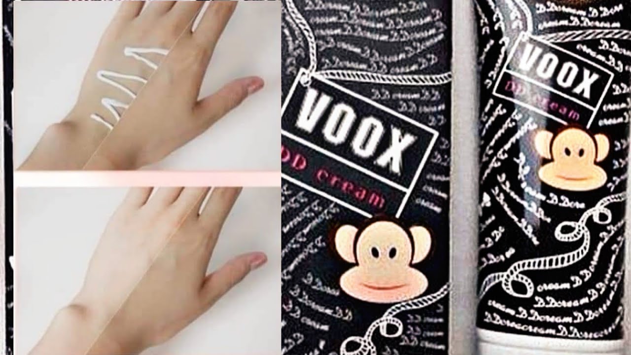 تجربتي مع كريم التفتيح والتبييض الفوري من فوكس | Voox DD Cream - YouTube