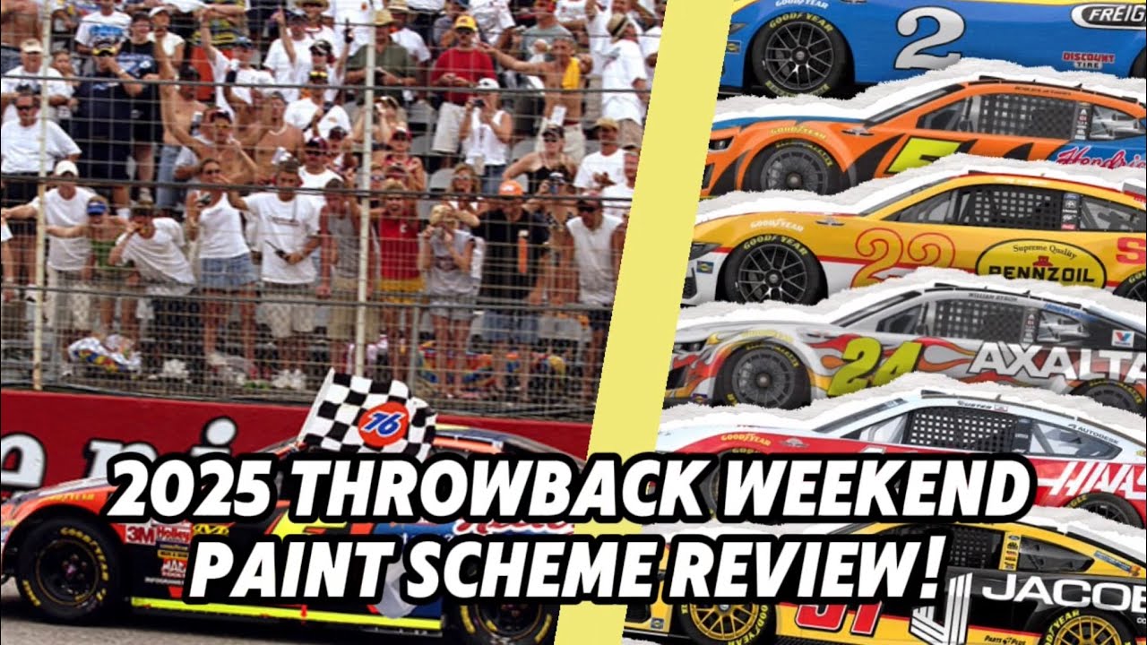 Paint Scheme Review | 2025 Throwback Weekend! - YouTube