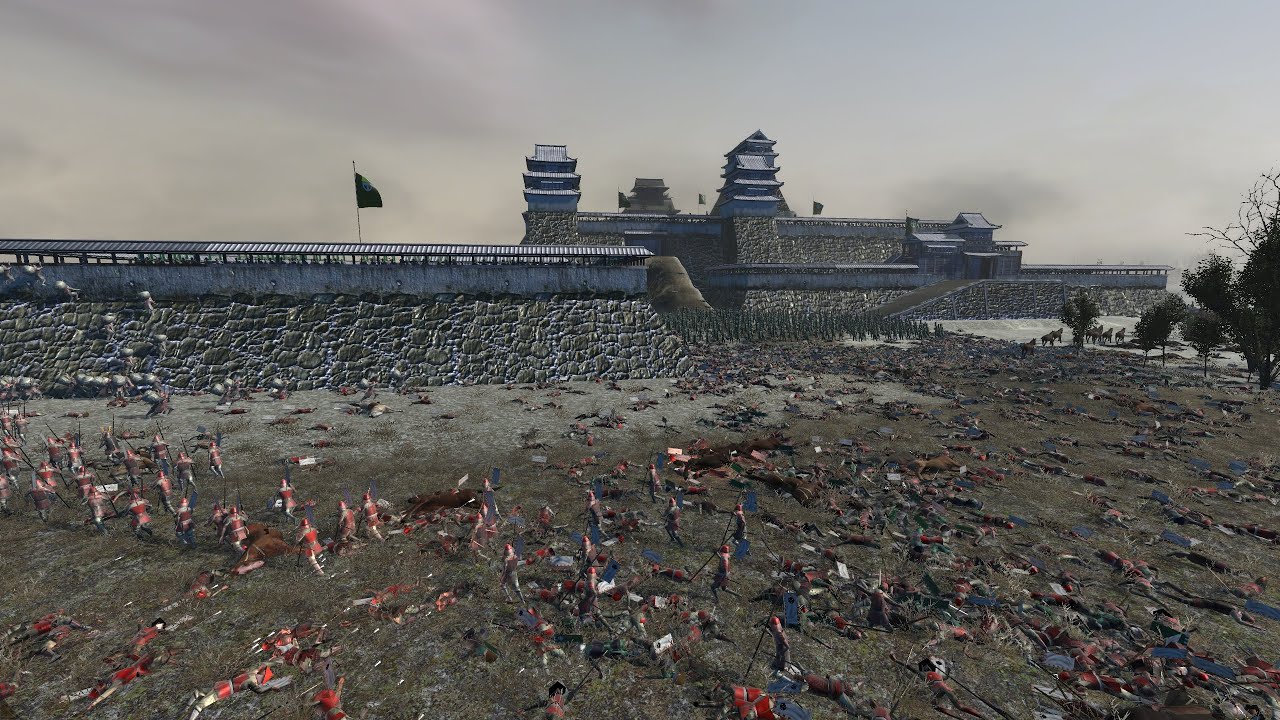 17000 deployed units siege fortified monastery version two shogun 2 ...
