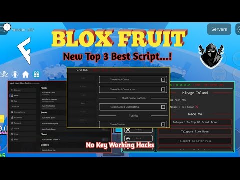 [Roblox] Blox Fruit Top 3 Best Script Available/ No Key & Showcase ...