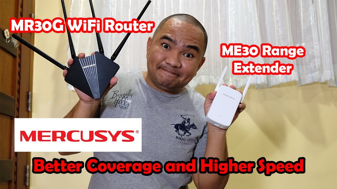 Mercusys MR30G WiFi Router and ME30 Range Extender - Unbox and review ...