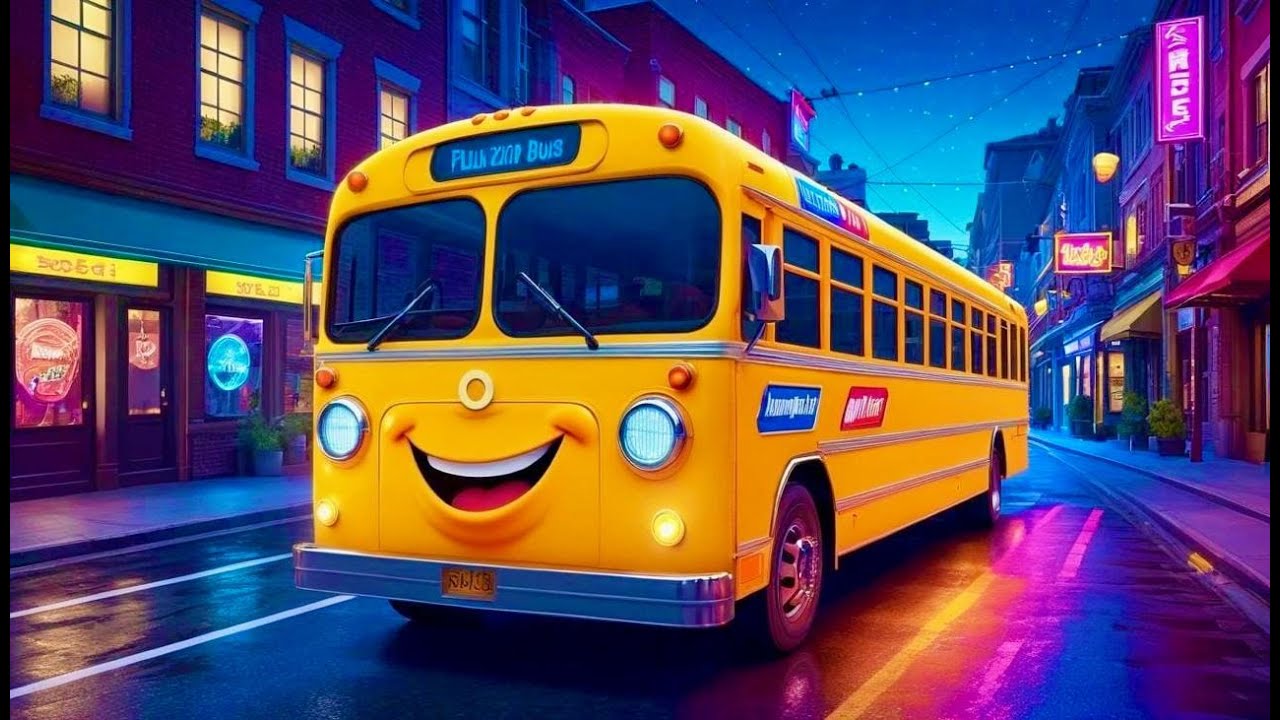The Wheels on the Bus | Fun and Engaging Nursery Rhyme for Kids ...
