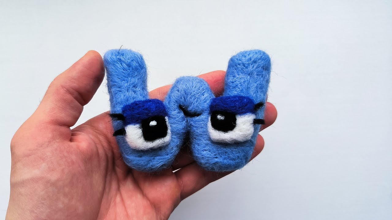 ASMR Filipino Alphabet Lore W (Garrymations version) Needlefelt Wool ...