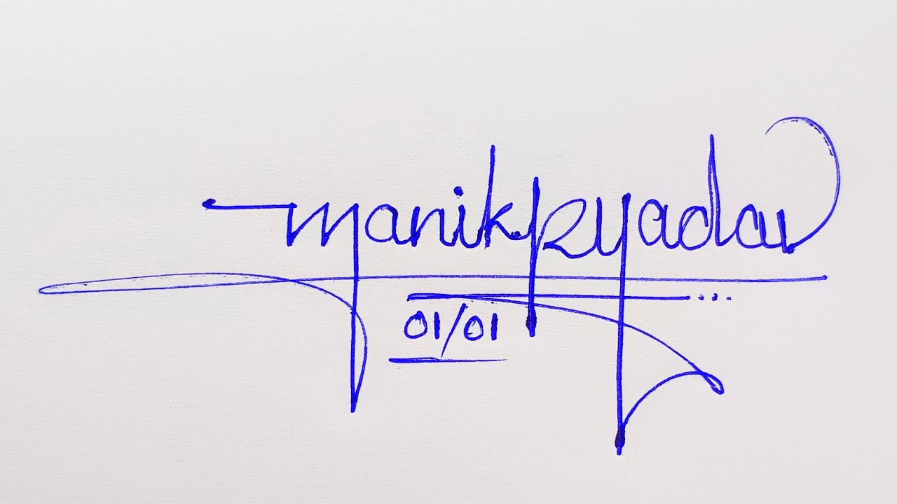 Signature design #signature | Unique signature idea | stylish signature ...