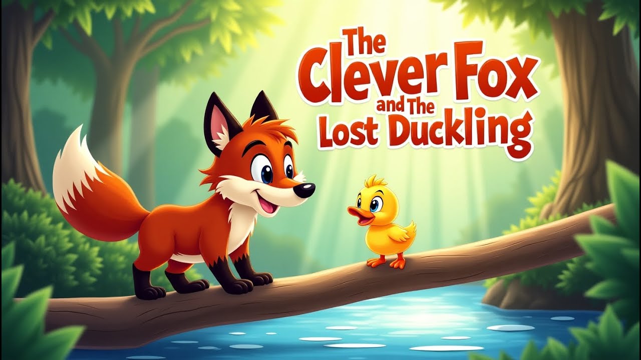 The Clever Fox & The Lost Duckling | Heartwarming Story of Kindness & Friendship #kidsstory ...