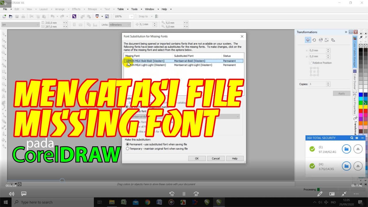 Mengatasi Missing Font Pada CorelDraw Belajar Desain Dengan CorelDraw Mengatasi Missing Font Pada CorelDraw Belajar Desain Dengan CorelDraw
