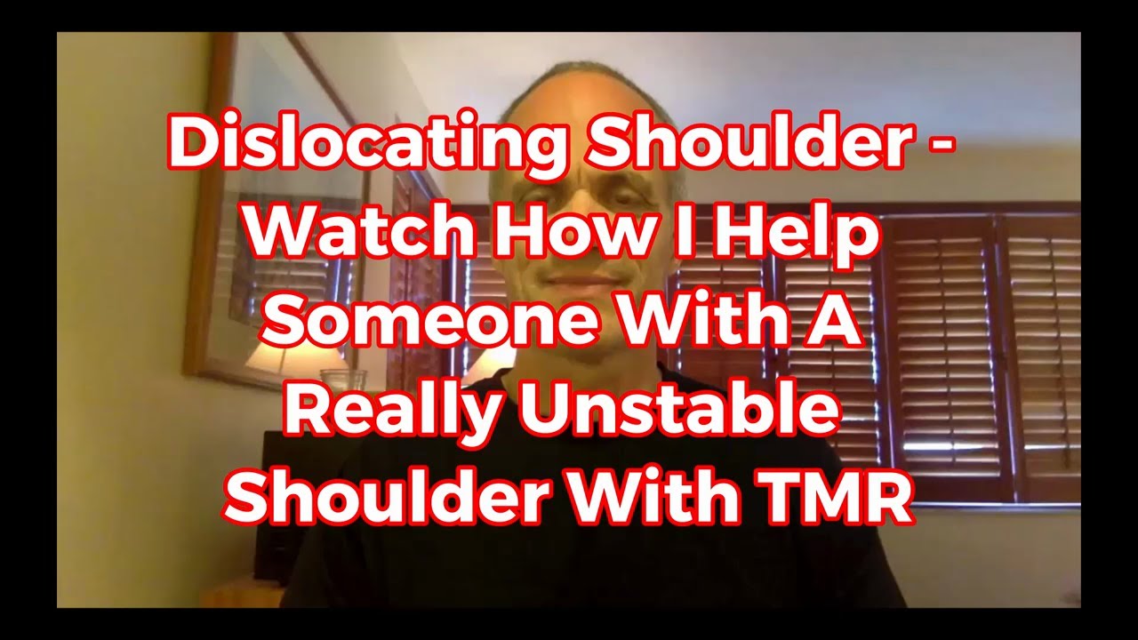 Dislocating Shoulder - Watch How I Help Someone With A Really Unstable ...
