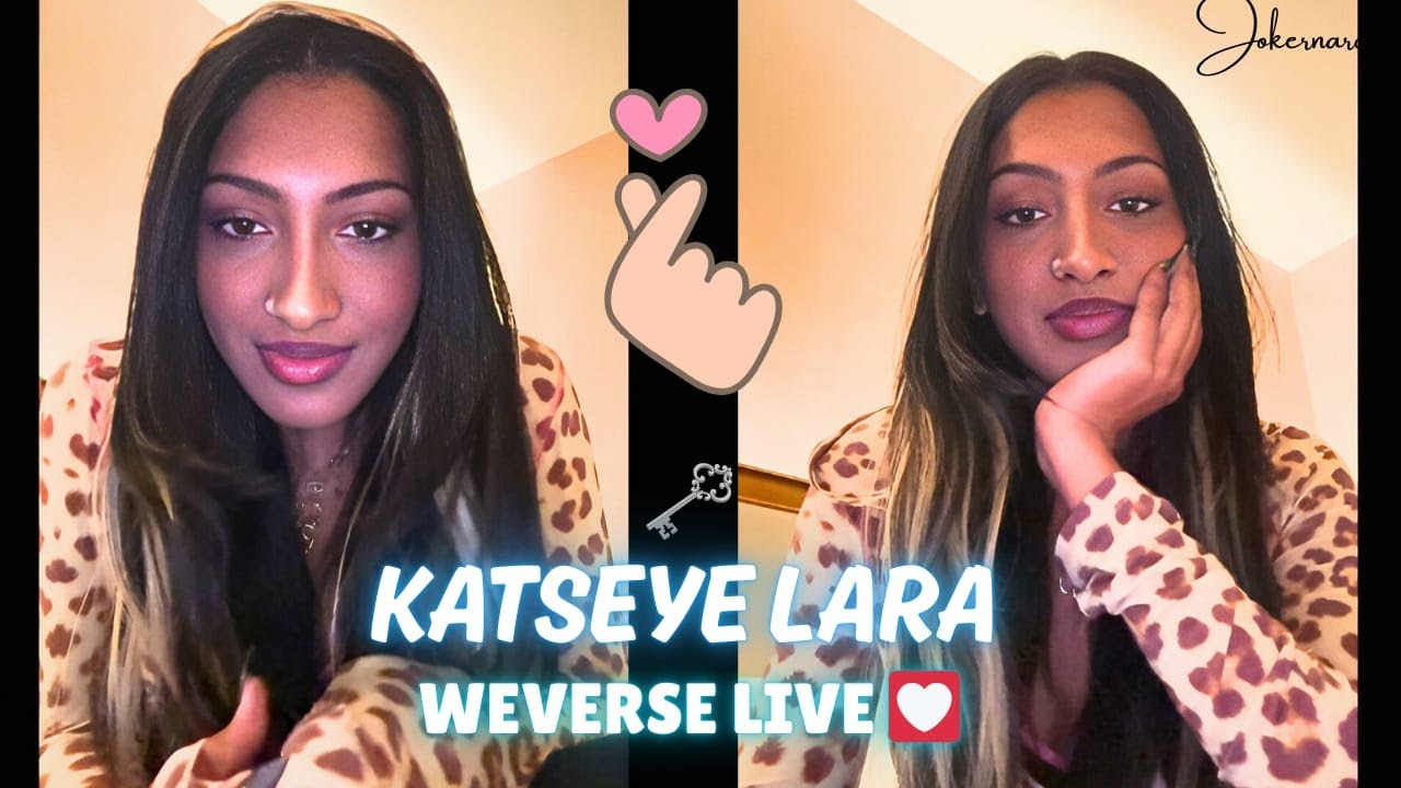 (ALL SUB) KATSEYE LARA WEVERSE LIVE 🤩😘💗(11.29.25) Kiki with raj!! # ...