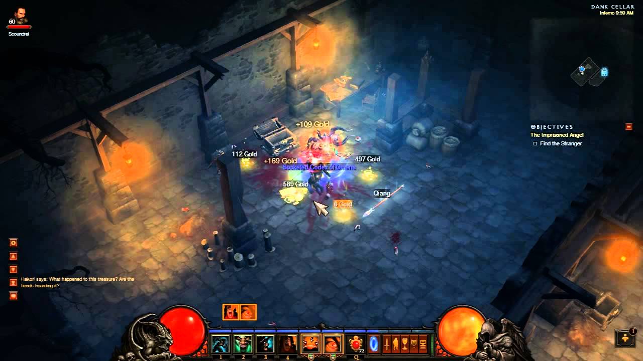 Diablo III - Old Tristram Road - Dank Cellar Dungeon (PC) - YouTube