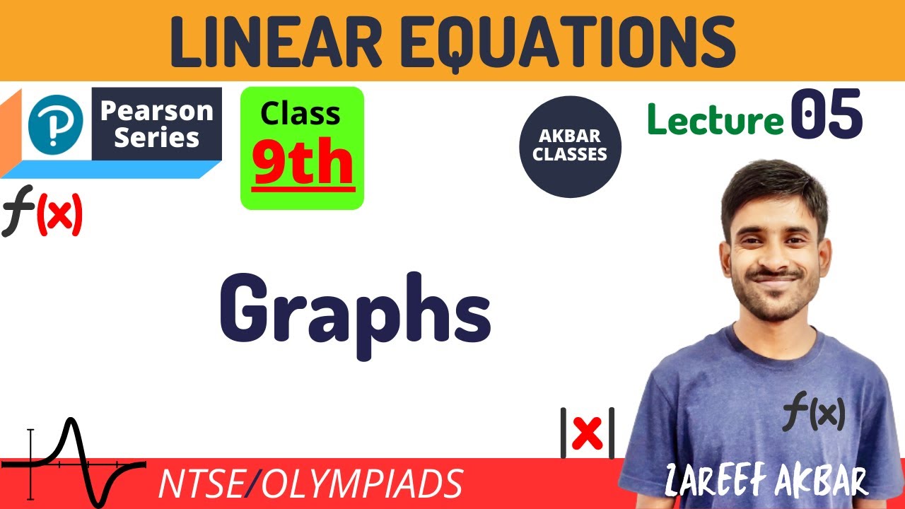 Class 9 | Linear Equations in Two Variables 05 | Graphs | Pearson IIT ...