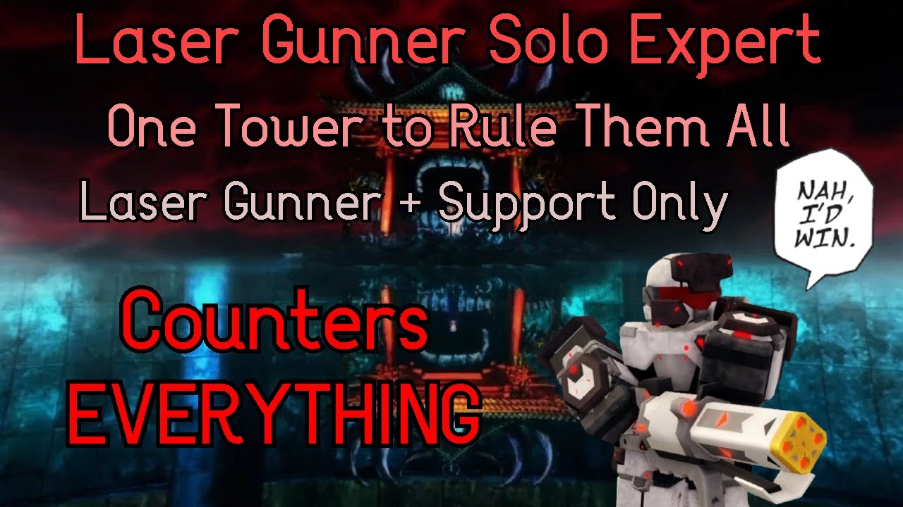 TDX | Solo Expert with Just Laser Gunner - YouTube