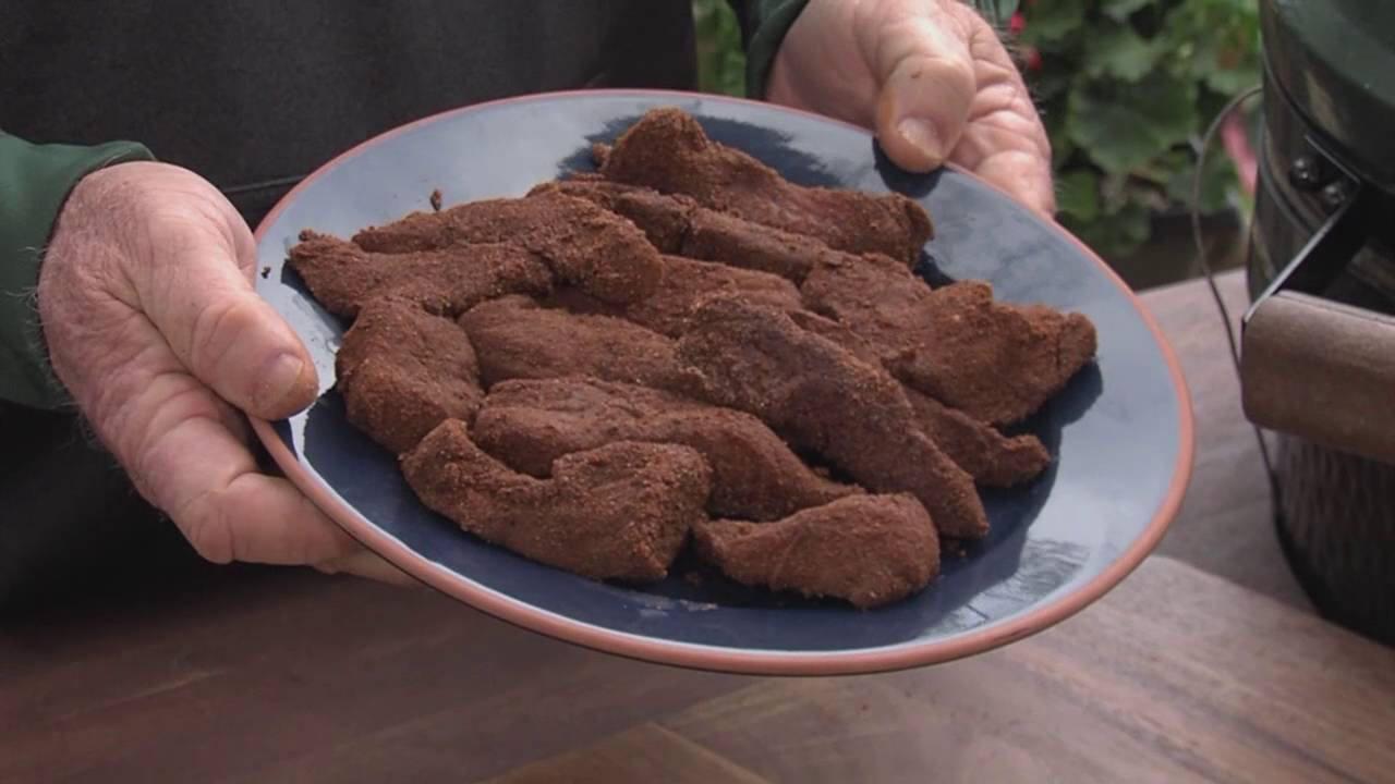 Tim's Tasso - Cooked on the Big Green Egg - YouTube