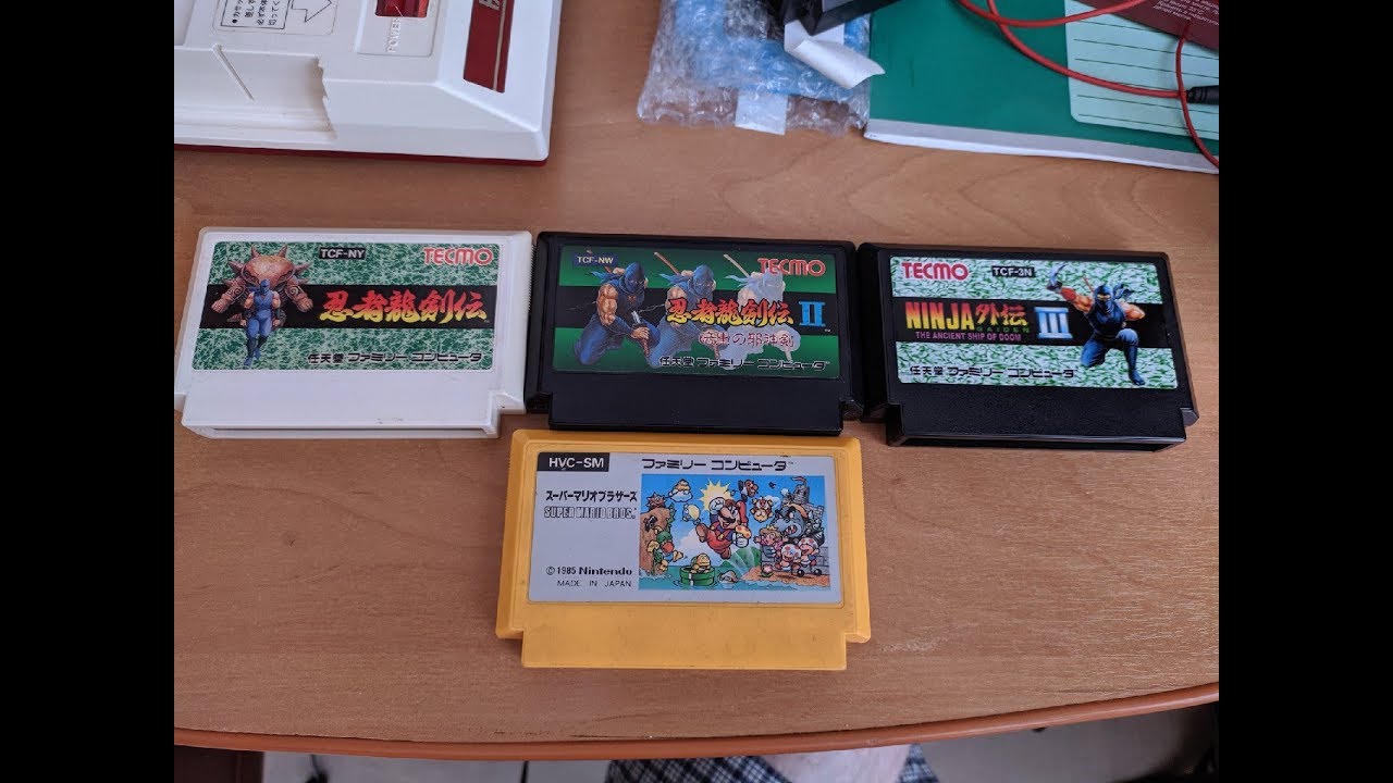 Ninja Ryukenden/Gaiden III/SMB1 Famicom HVC-CPU-07 - YouTube