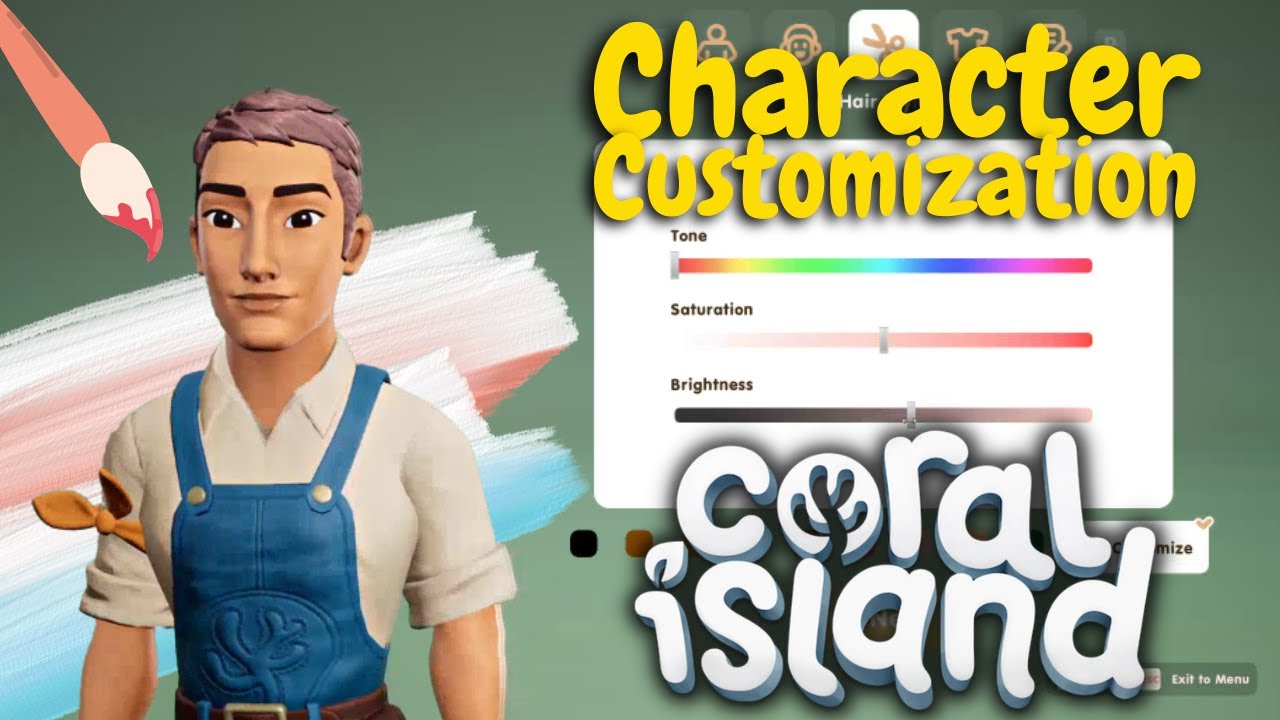 Character Customization in Coral Island!! - YouTube