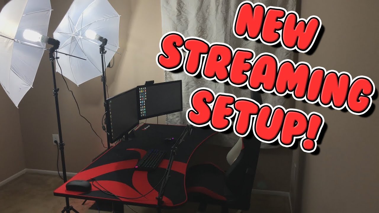 My New Streaming/Gaming Setup! [Gladd] - YouTube