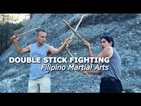 ESCRIMA Double Stick Fighting Drills - YouTube