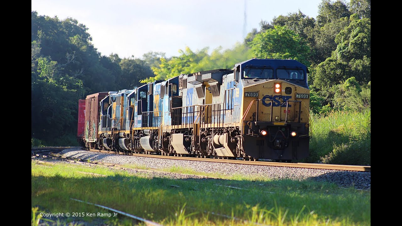 CSX S-Line, A-Line & Bone Valley Railfanning - October 3, 2015 - YouTube