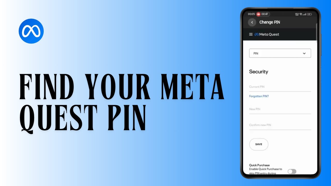 How to Find Your Meta Quest Pin 2024? - YouTube