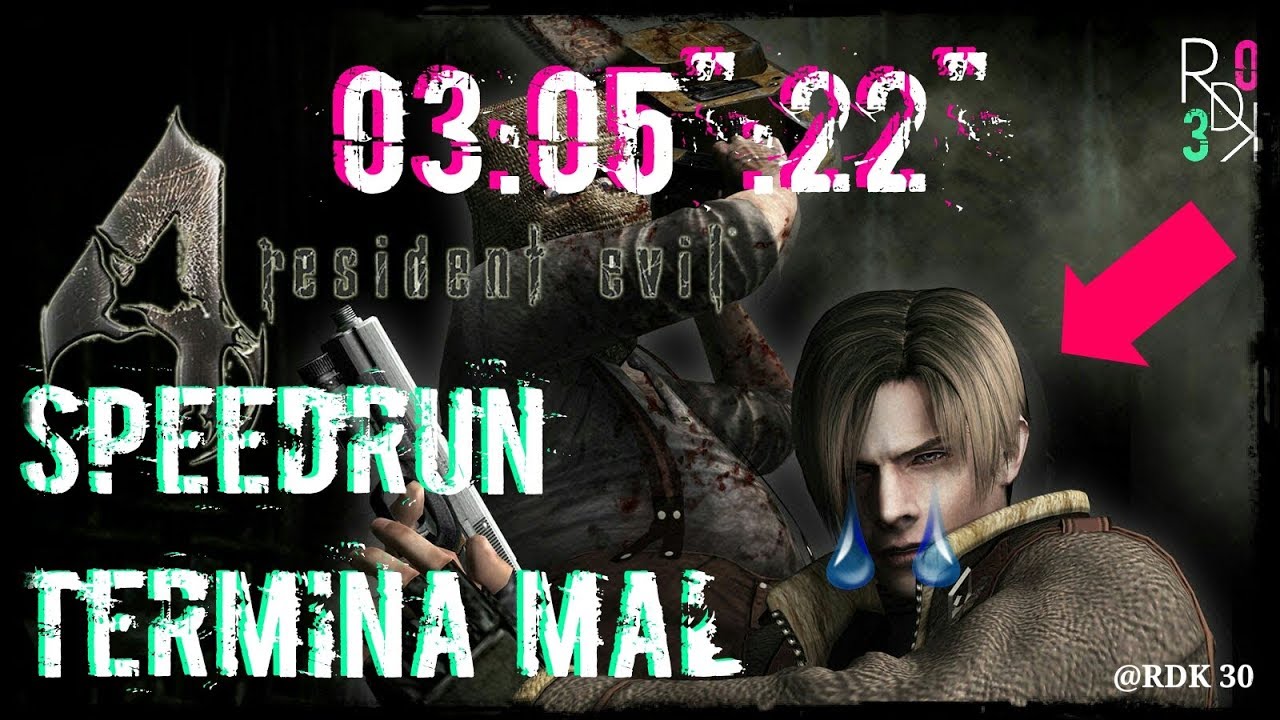 Resident evil 4 speed run Mod PROFESIONAL TERMINA MAL. - YouTube
