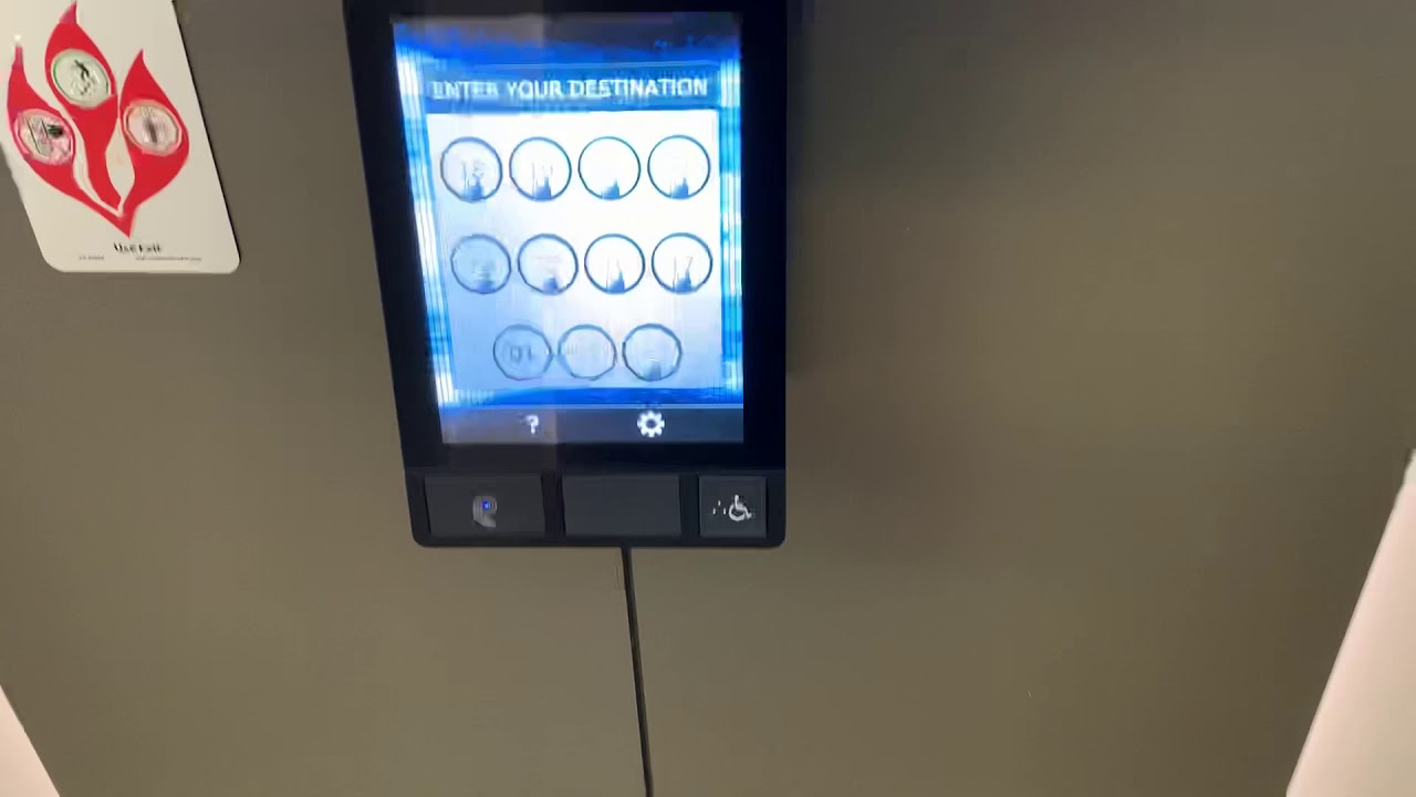 QUICK RIDE!! NEW ThyssenKrupp AGILE TWIN Traction Elevators at the Coda Building - YouTube