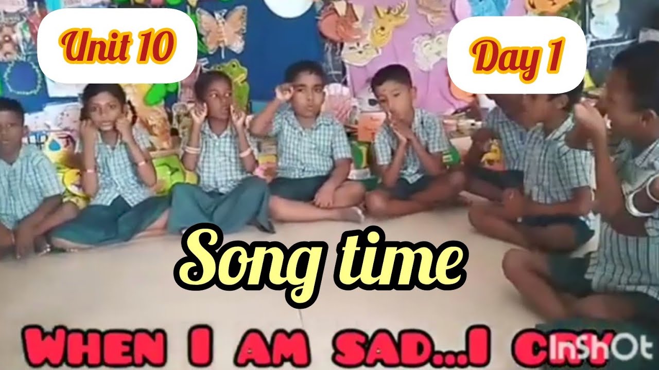 Unit 10/Day 1/song time feelings/When i am happy/English Ennum Ezhuthum - YouTube